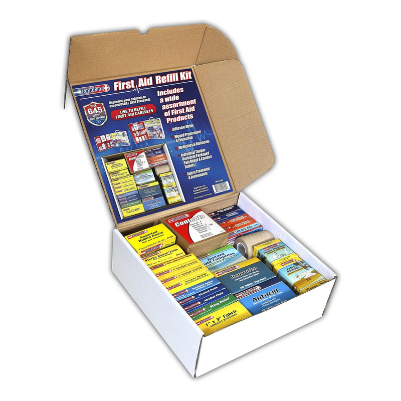 645pc First Aid Refill Kit | Rapid Care First Aid